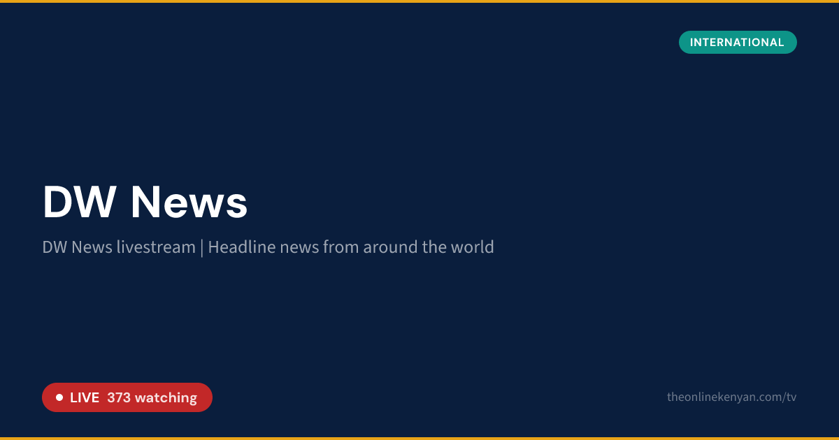 Watch DW News Live - German International News Channel - Live Now: DW ...